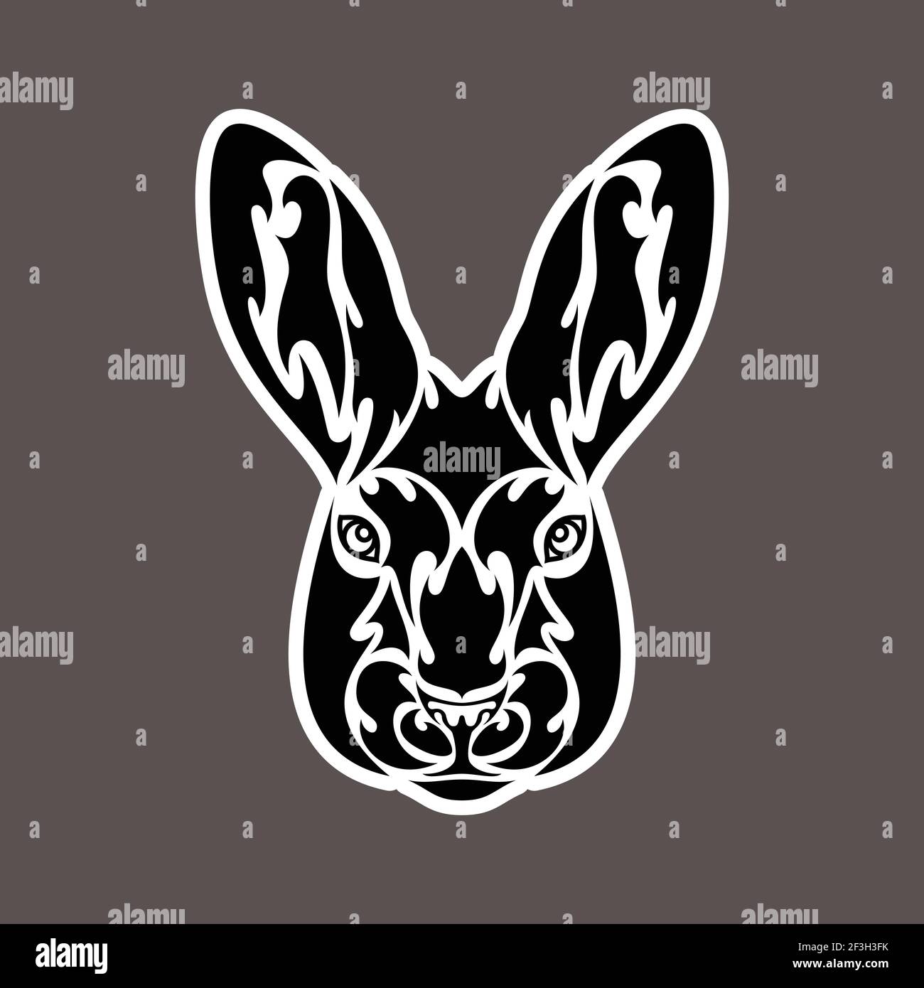 The hare vector vectors hi-res stock photography and images - Alamy