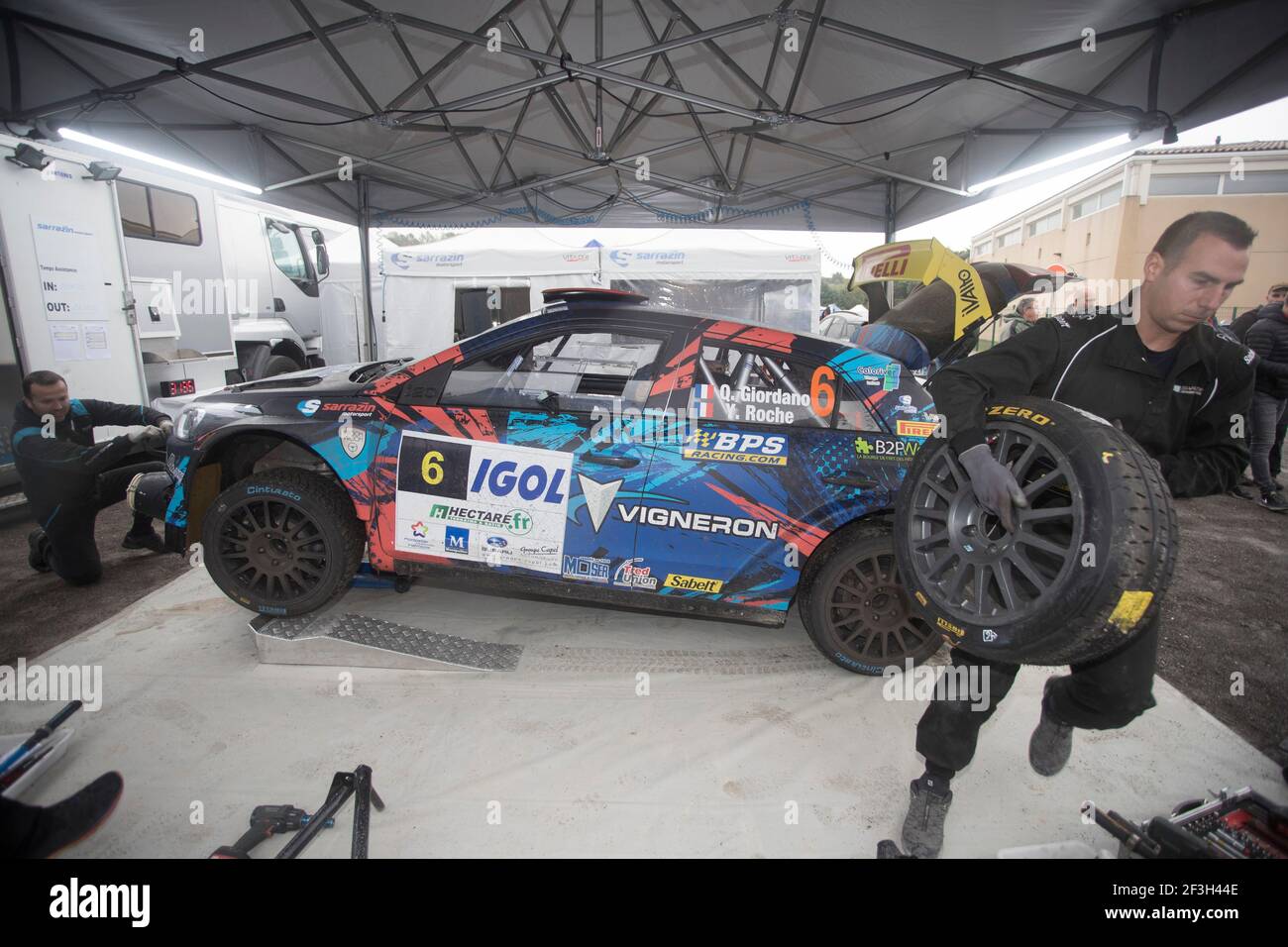 06 GIORDANO Quentin, ROCHE Yannick, FRA, SARRAZIN MOTORSPORTHuyndai i20 ...