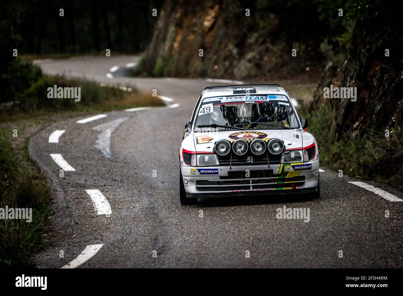 49 DOMMERDICH Sebastien and NAS DE TOURRIS Emmanuelle, Peugeot 205 GTI ...