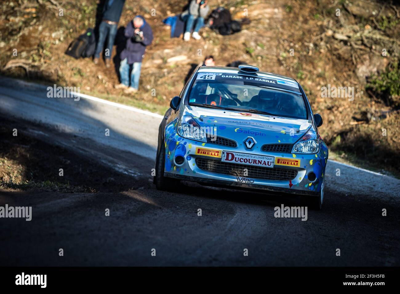 45 BARRAL Thomas and BARTHELON Romain, Renault Clio, action during the ...