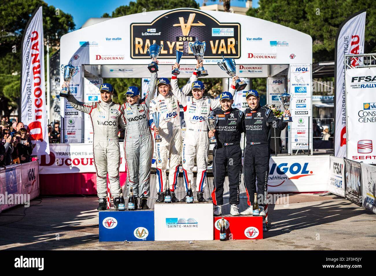 BONATO Yoann and BOULLOUD Benjamin, Citroen C3, BOUFFIER Bryan and ...