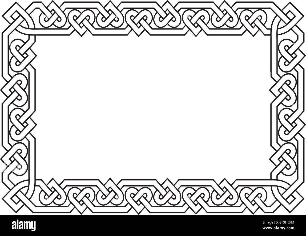 Celtic Knot Square Border