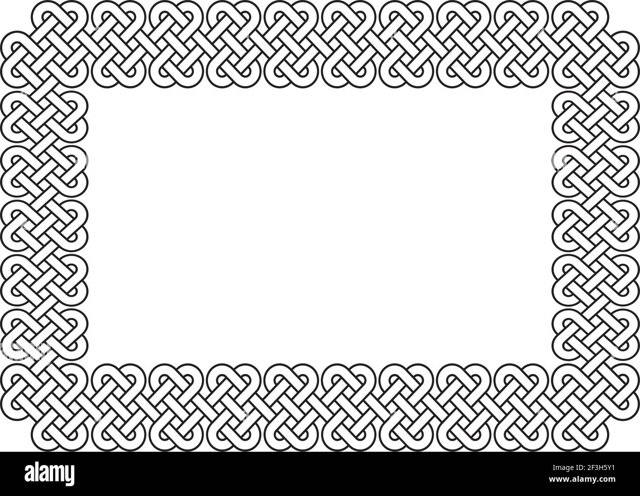 Celtic Knot Decorative Border High Resolution Stock Photography and ...