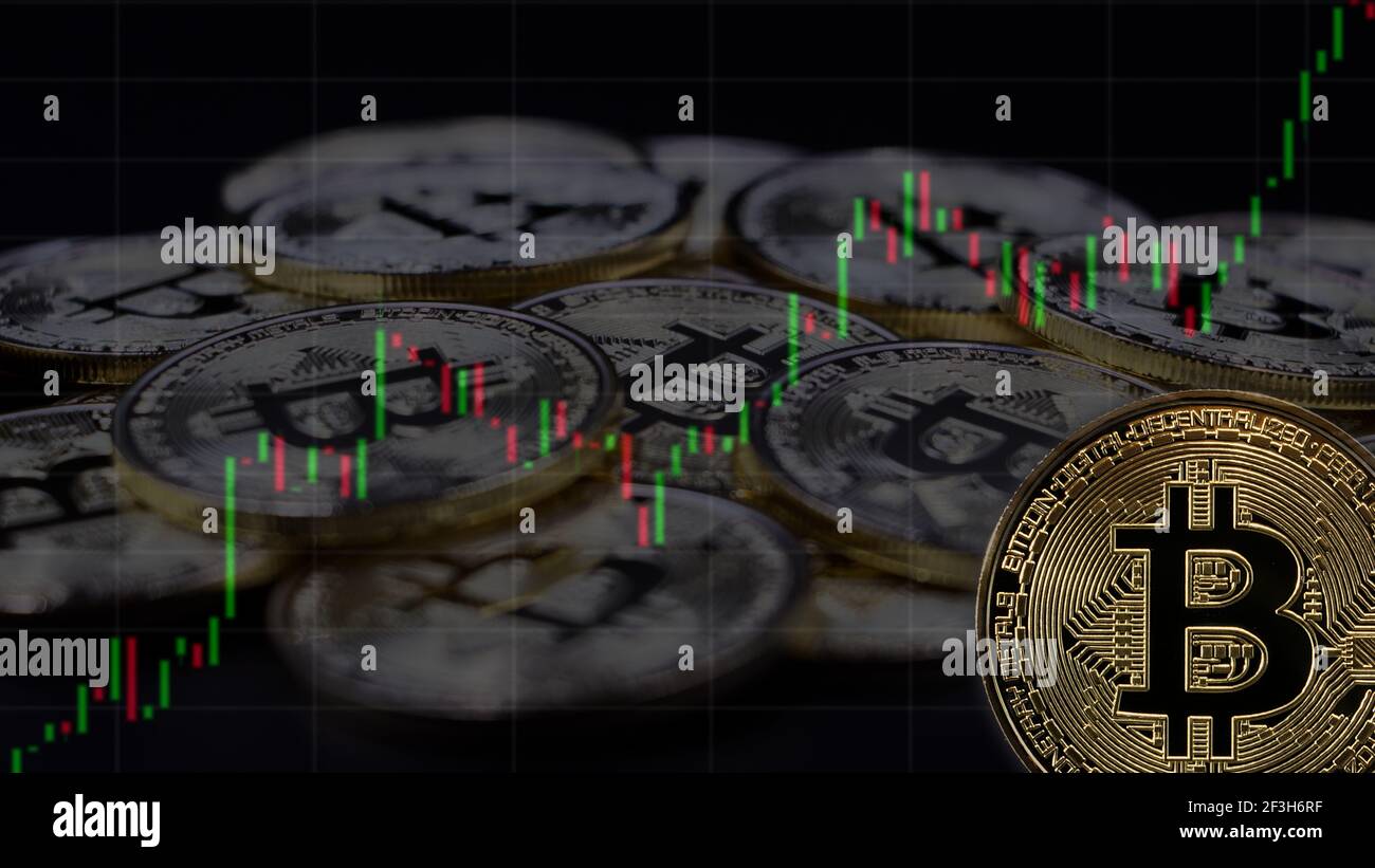 Bitcoin on track for highest Stock Photo - Alamy