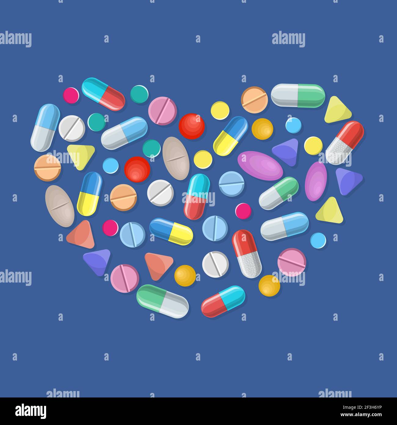 Colorful health medical background Stock Vector Images - Alamy