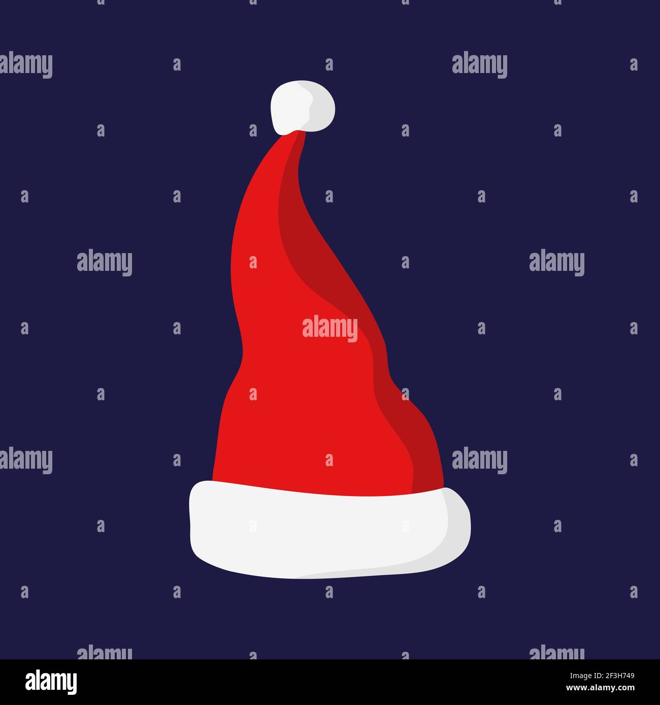 Santa Claus red hat Stock Vector Image & Art - Alamy