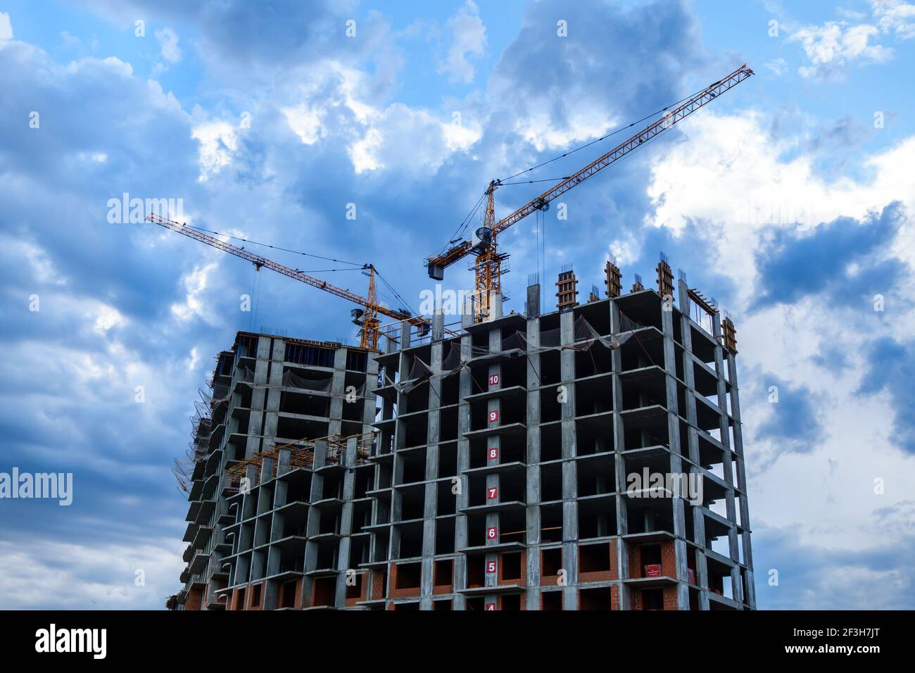 High Rise Construction Site Floor High Resolution Stock Photography and ...