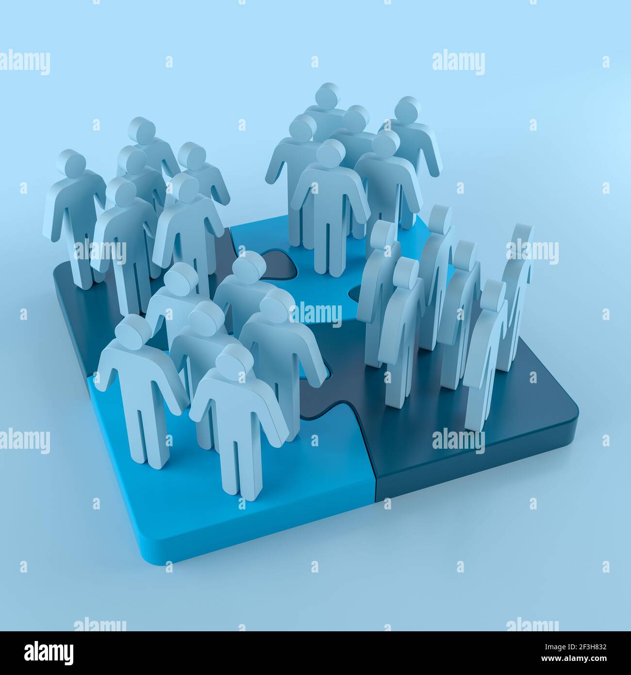 People Network Connections Concept 3d High Resolution Stock Photography ...