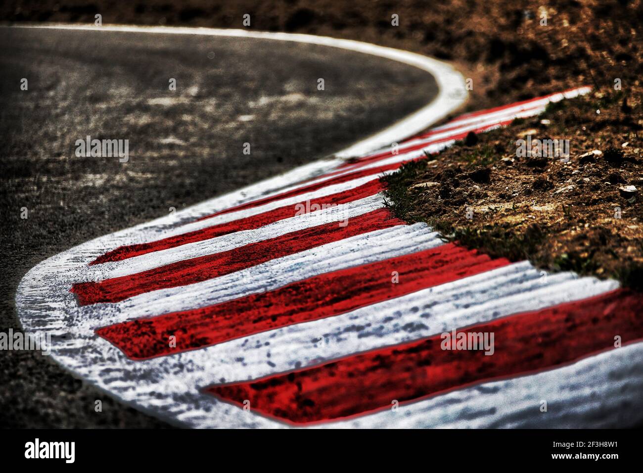 Ambiance curbs during the Bompiso FIA WRX World Rallycross Championship ...