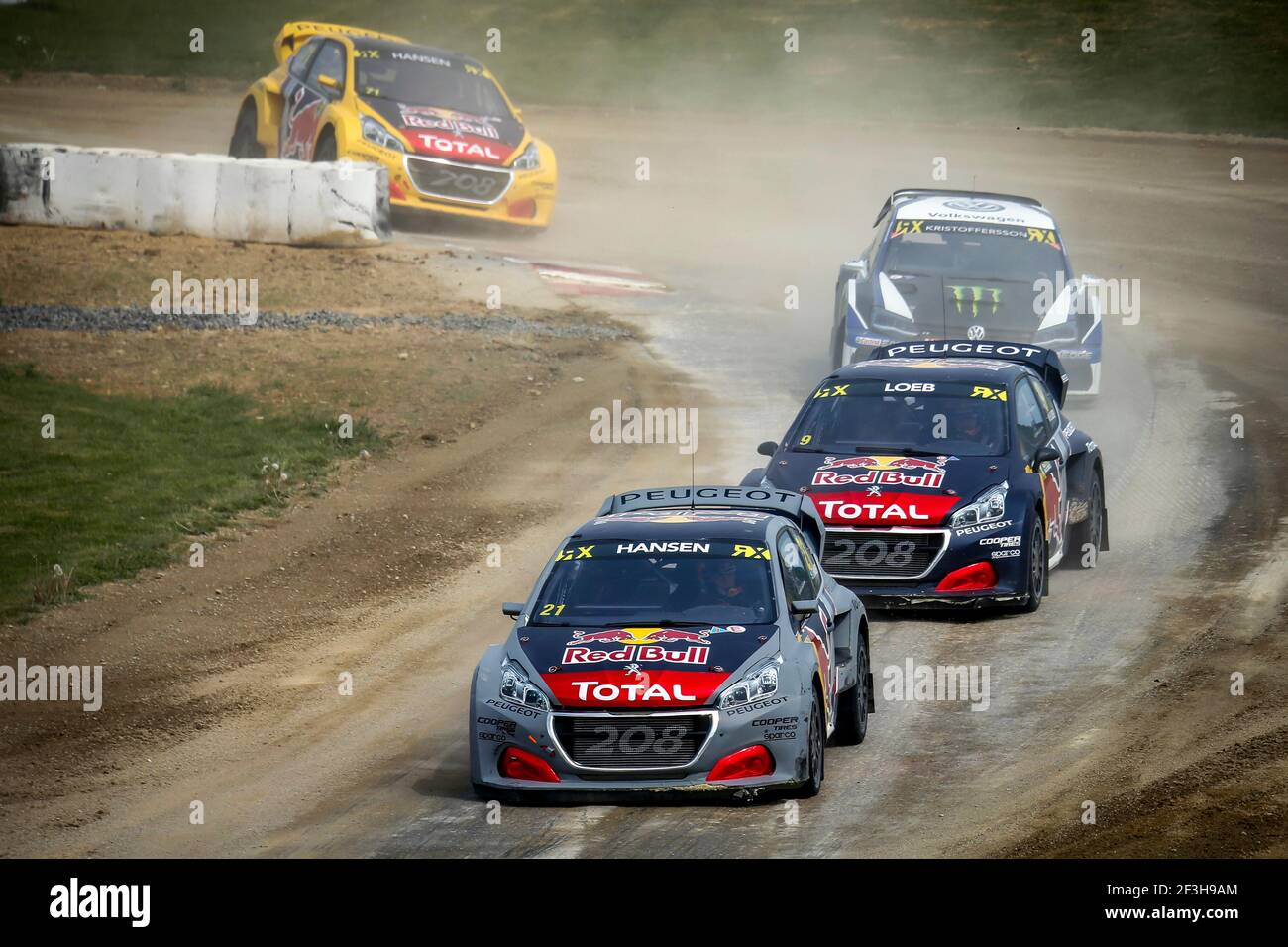 09 LOEB Sebastien (FRA) Team Peugeot Total Peugeot 208, action, 21 ...