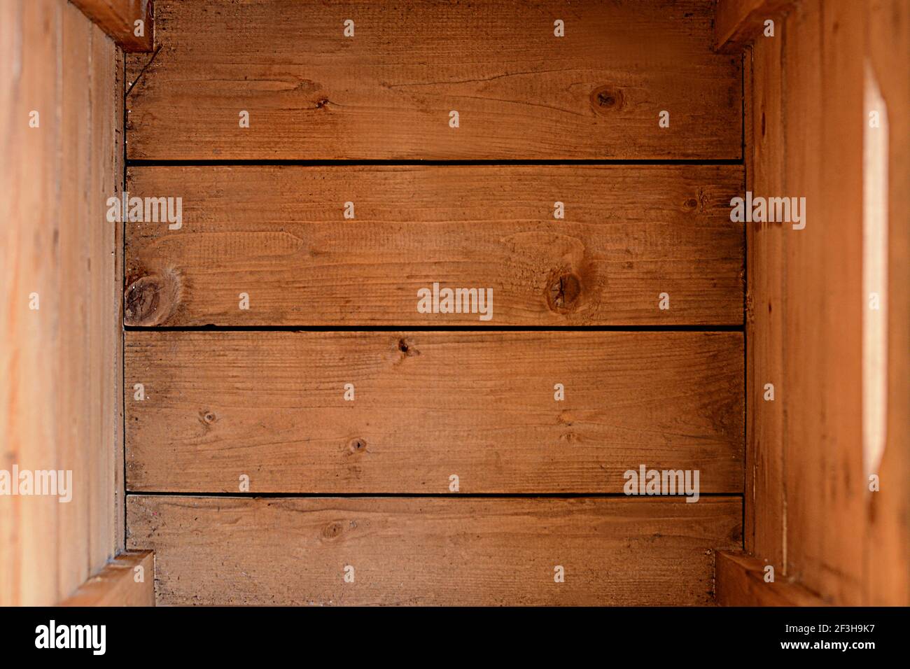 Wood background - inside of empty wood crate (or box Stock Photo - Alamy