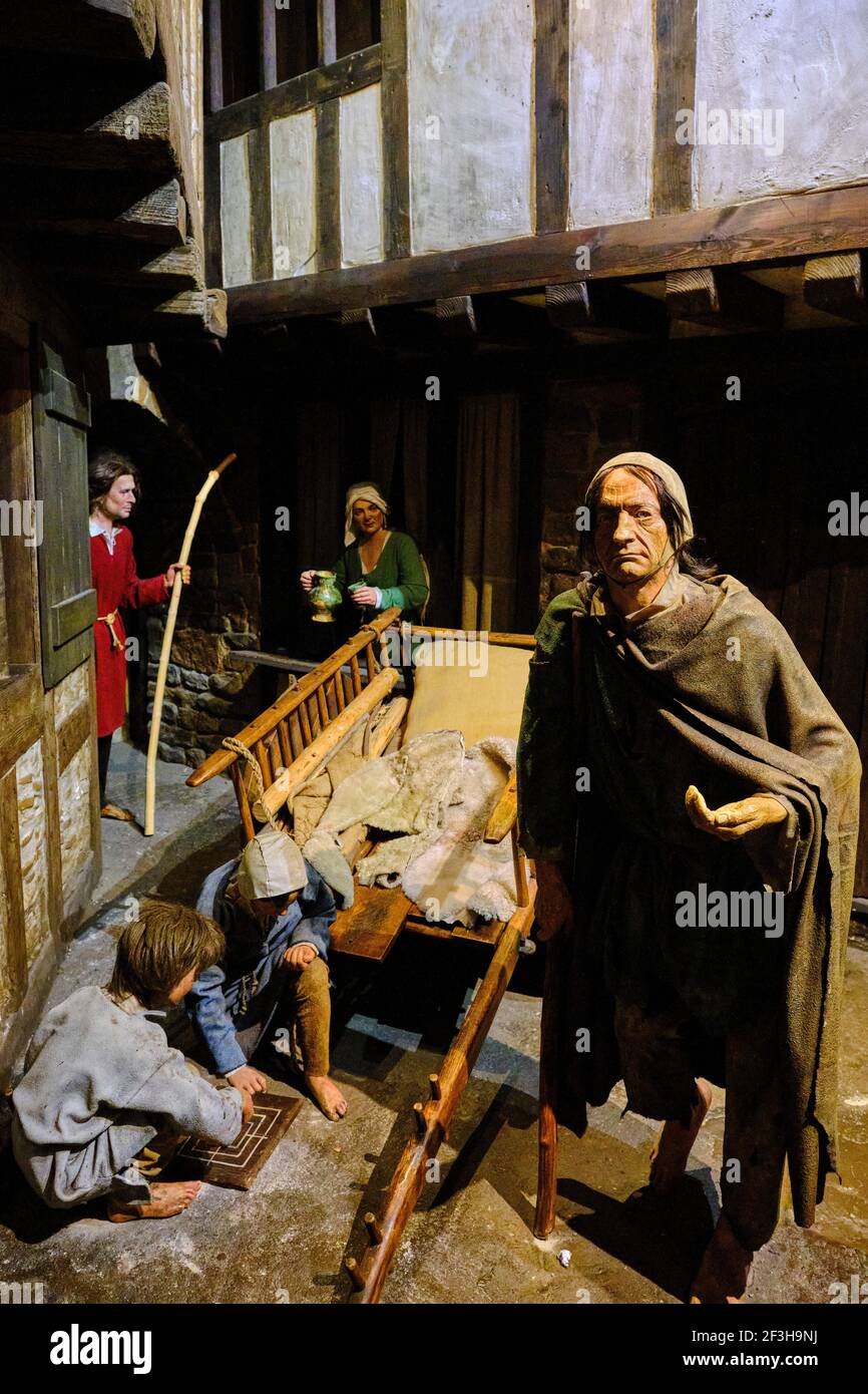 Republic of Ireland; Dublin, the medieval museum of Dublinia Stock ...