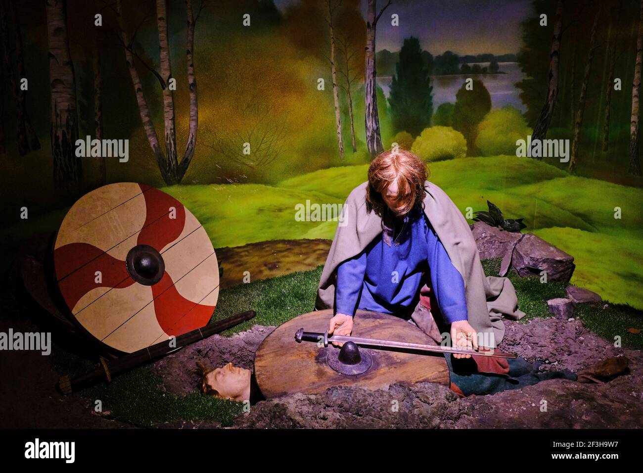 Republic of Ireland; Dublin, the medieval museum of Dublinia Stock ...