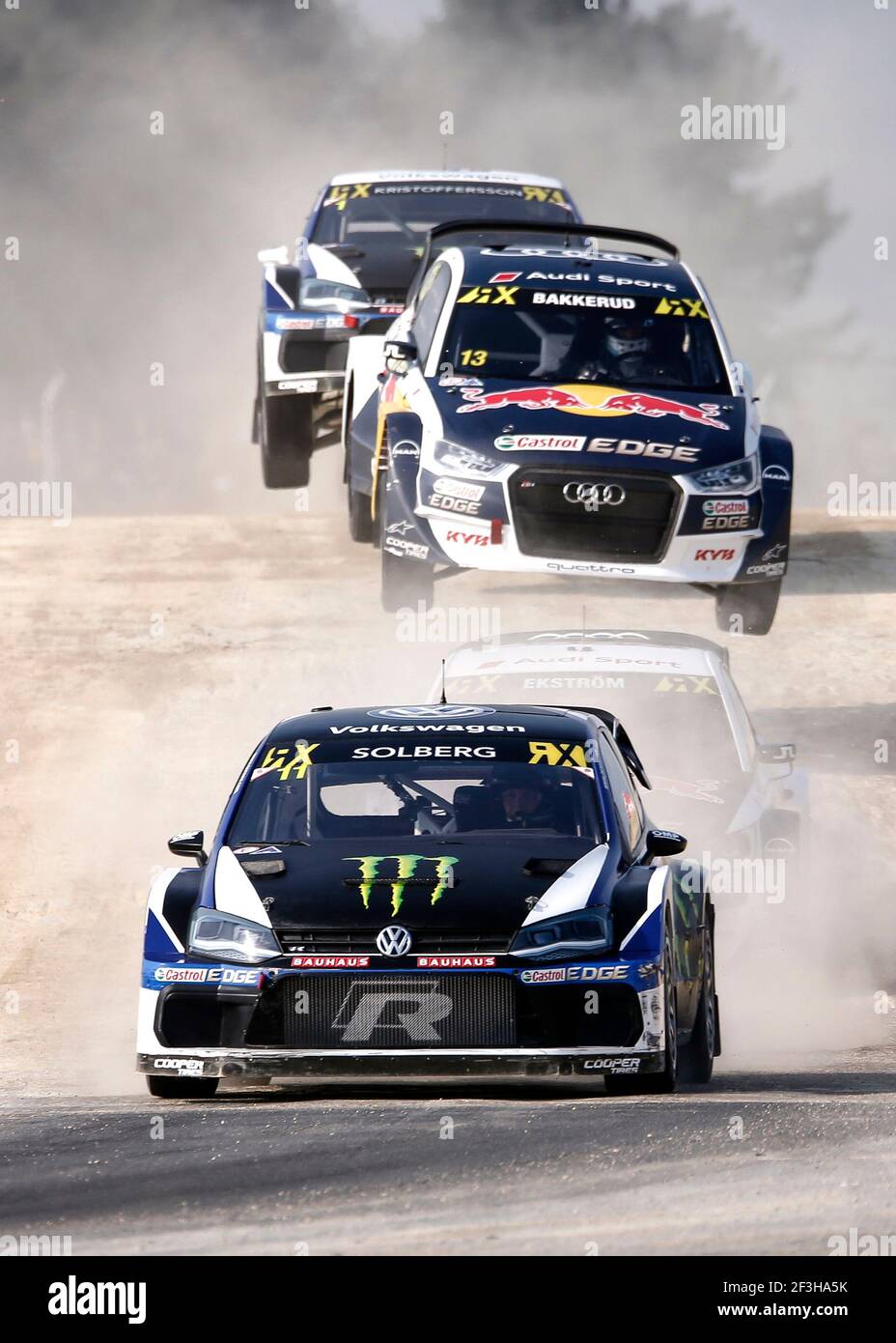 11 SOLBERG Petter (NOR) PSRX Volkswagen Sweden Volkswagen Polo R, action 13 BAKKERUD Andreas ...