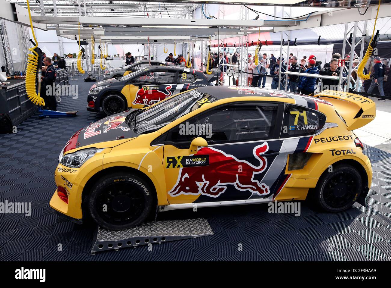 71 HANSEN Kevin (SWE) Team Peugeot Total Peugeot 208, action, Team ...