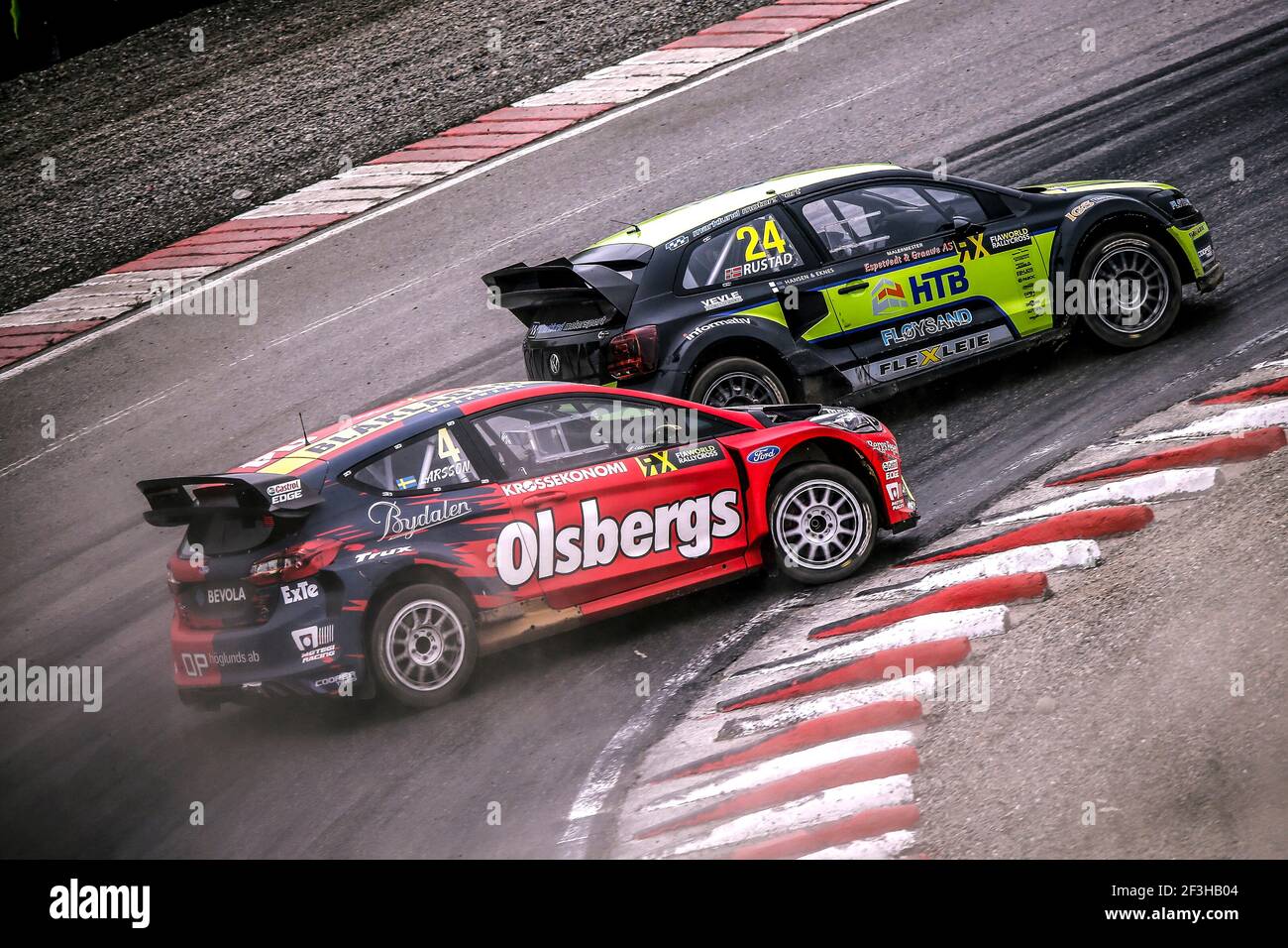 04 LARSSON Robin (SWE) Olsbergs MSE Ford Fiesta, action, 24 RUSTAD ...