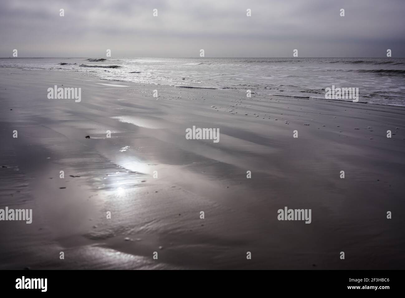 Winter Beach Scenes Formby Merseyside Stock Photo - Alamy