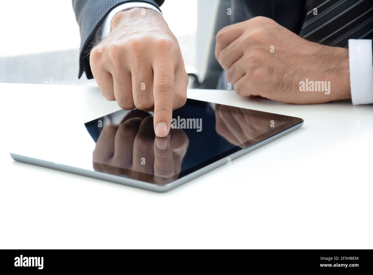 Ipad business man hi-res stock photography and images - Alamy