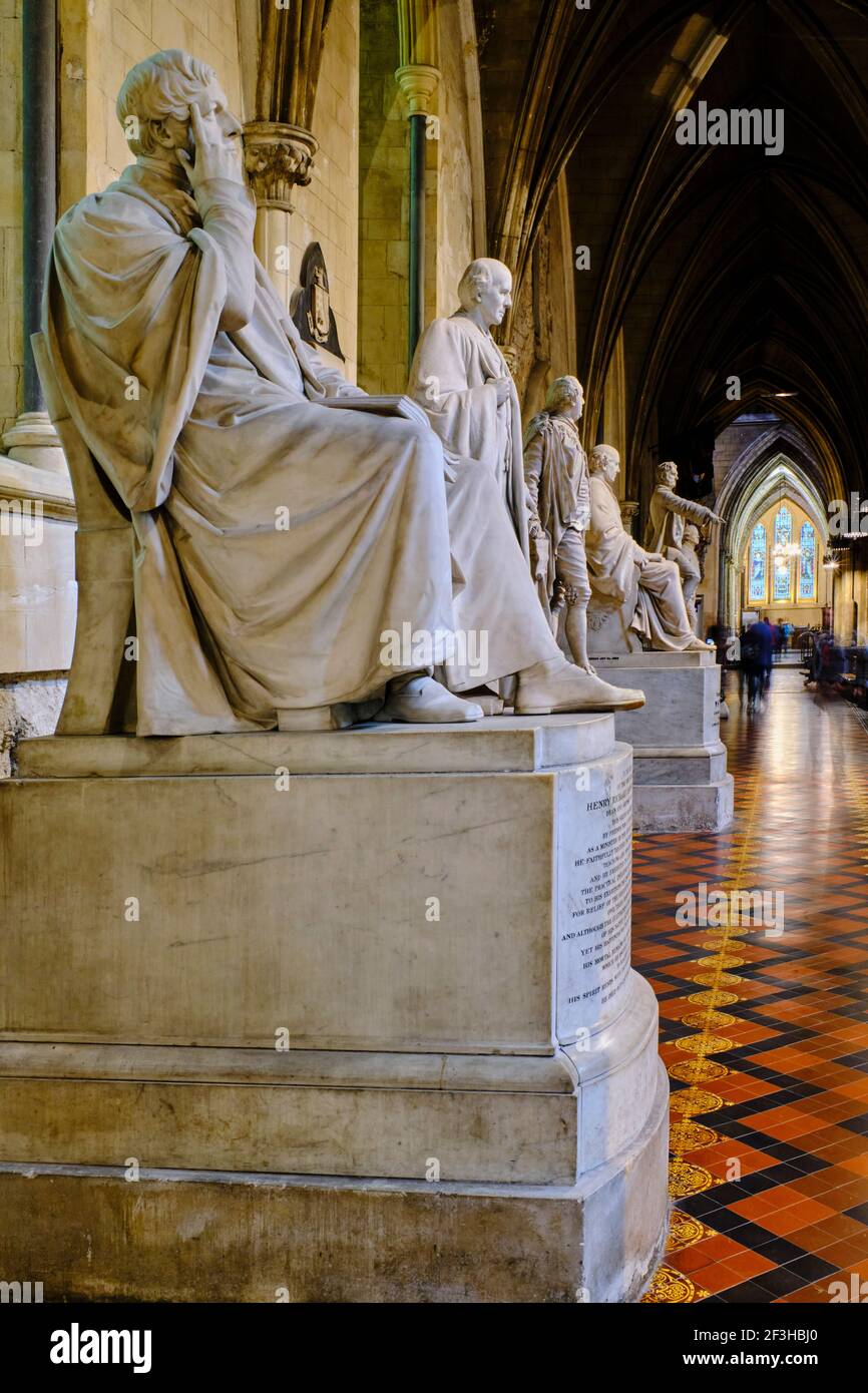 Republic of Ireland; Dublin, St Patrick's cathedral church is a ...