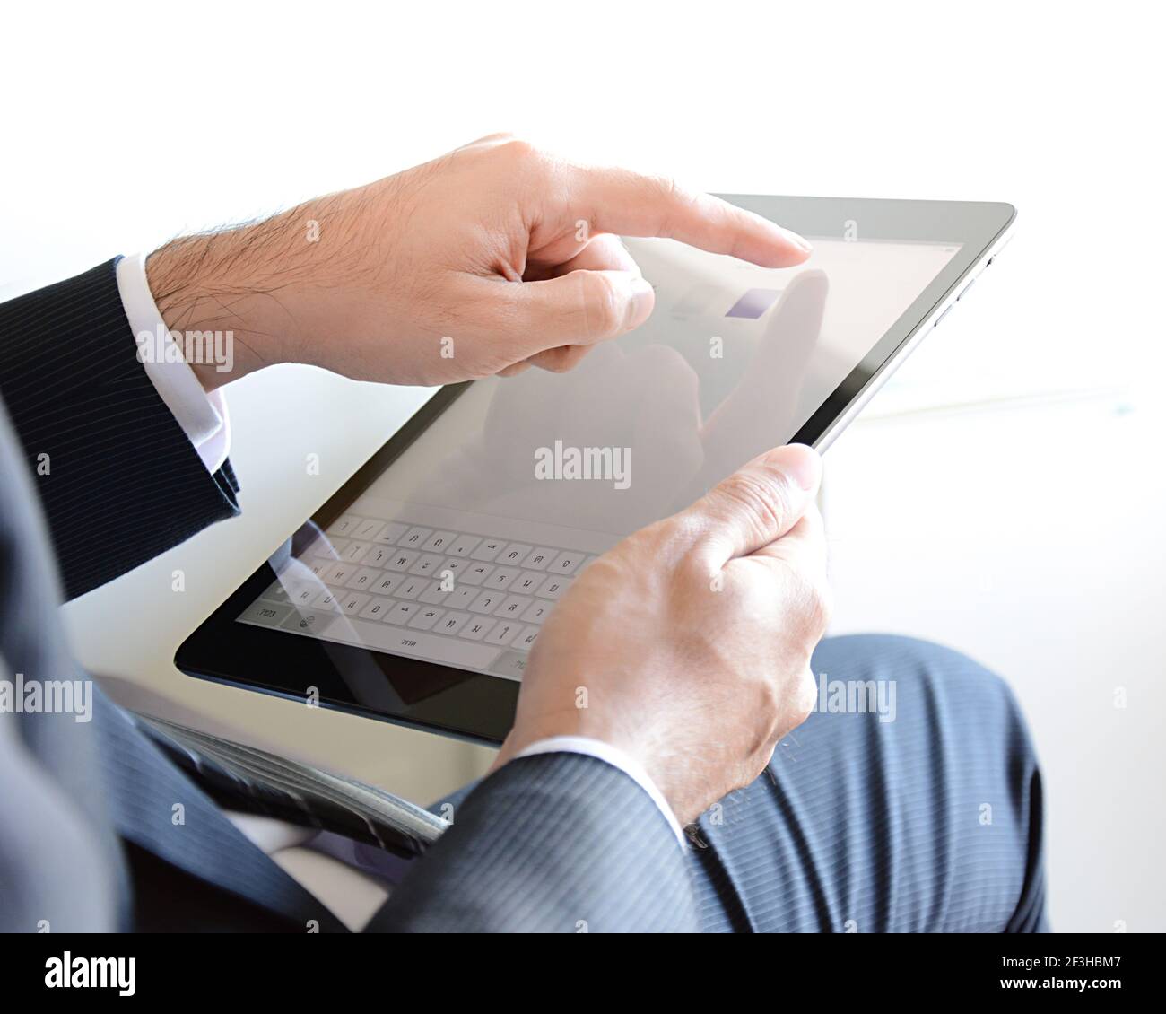 Hand male businessman holding hi-res stock photography and images - Alamy