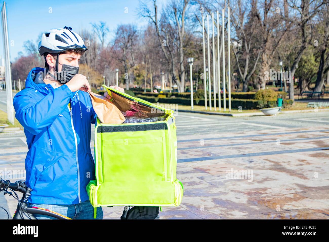 Indian bike delivery boy hi-res stock photography and images - Alamy