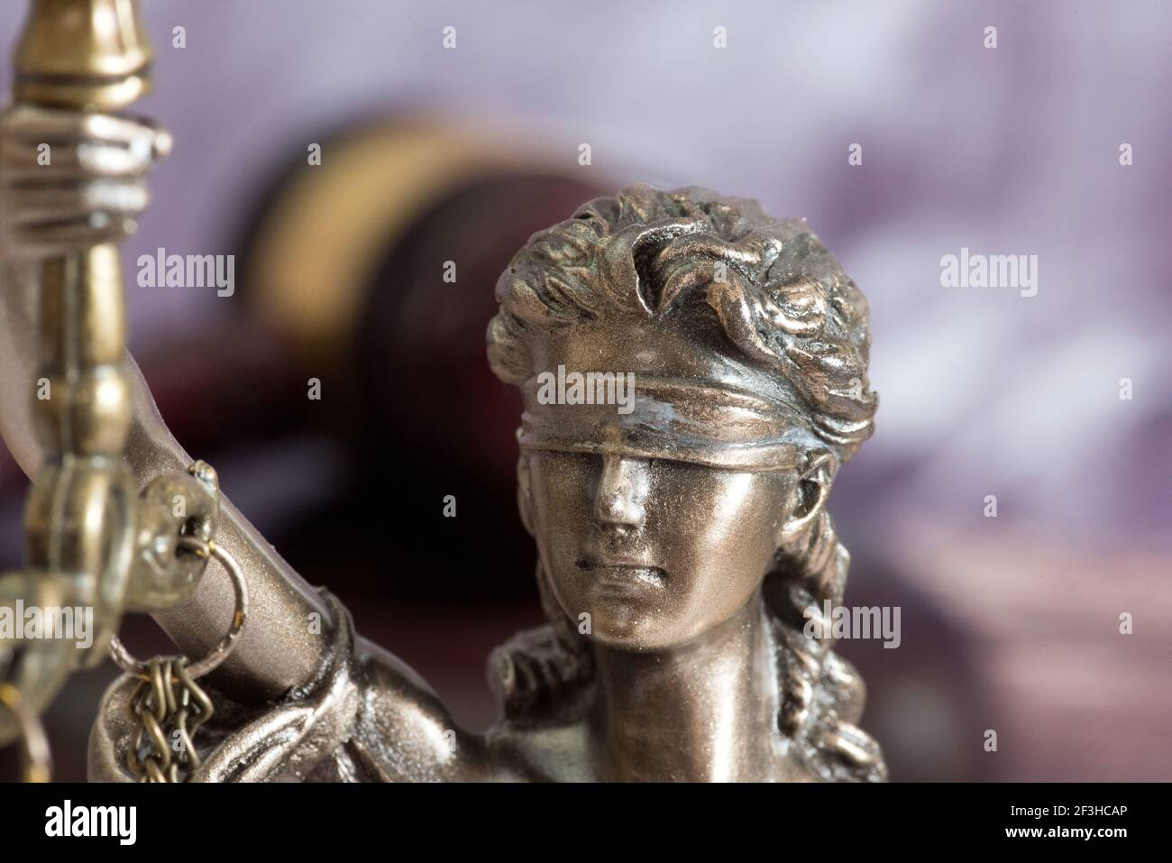 Close up Lady Justice goddess of justice Stock Photo - Alamy