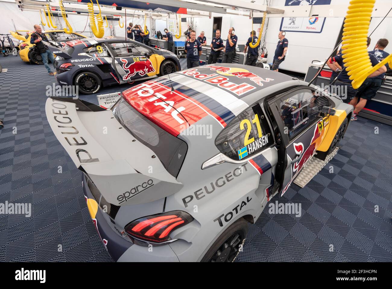 21 HANSEN Timmy (SWE), Team Peugeot Total (SWE), Peugeot 208, during ...