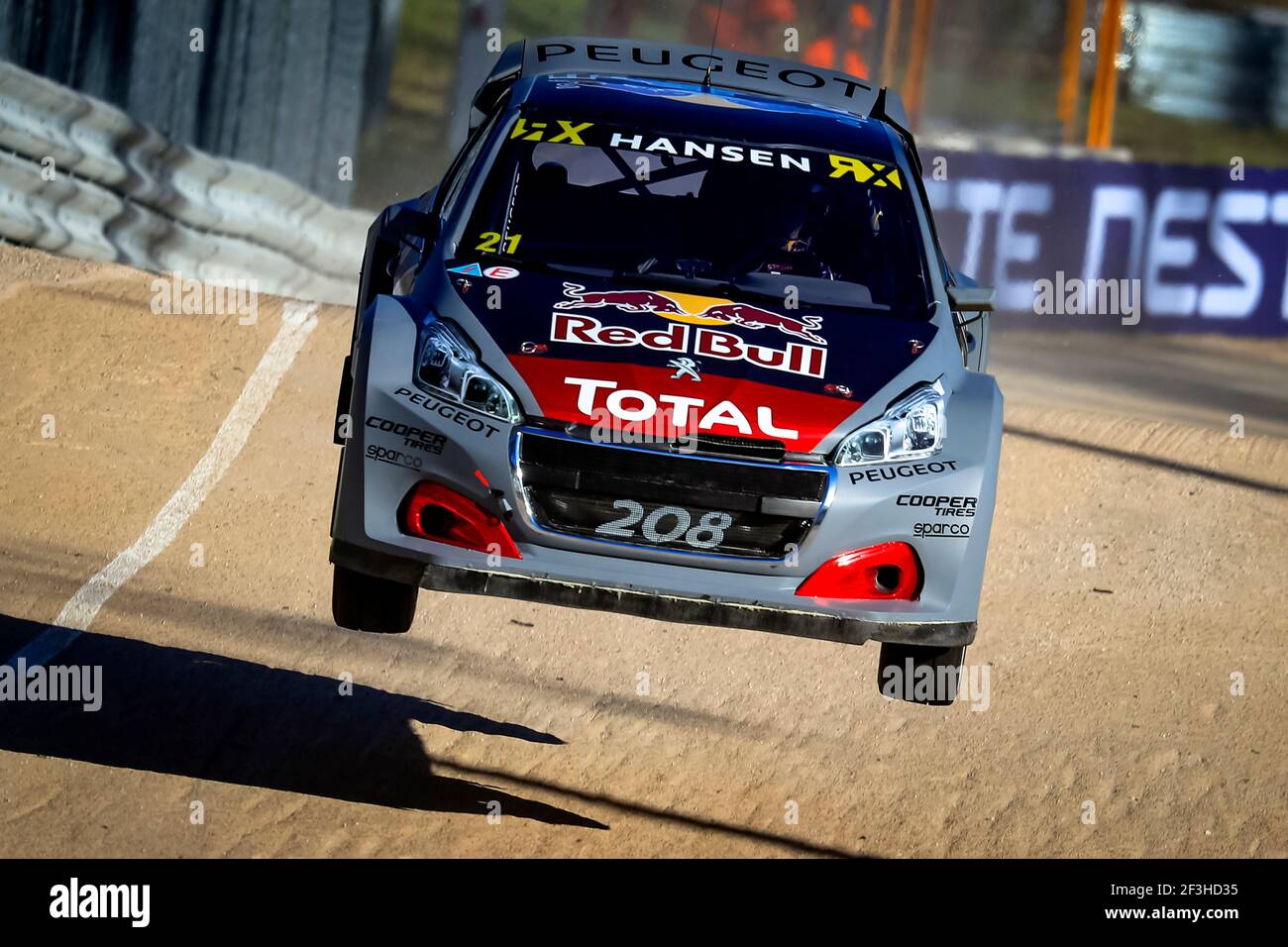 21 HANSEN Timmy (SWE) Team Peugeot Total Peugeot 208, action, during ...