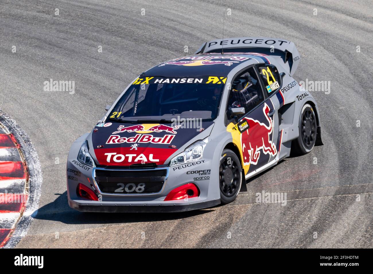 21 HANSEN Timmy (SWE), Team Peugeot Total (SWE), Peugeot 208, action ...