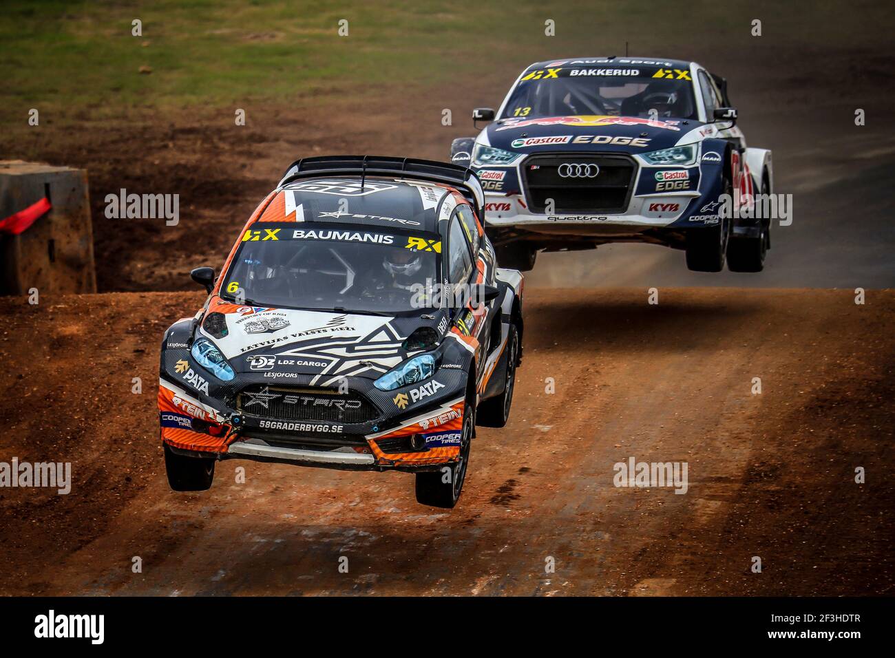06 BAUMANIS Janis (LVA) Team Stard Ford Fiesta, action, during the 2018 ...