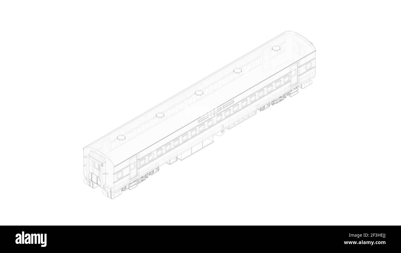 Side of a railway carriage Cut Out Stock Images & Pictures - Alamy