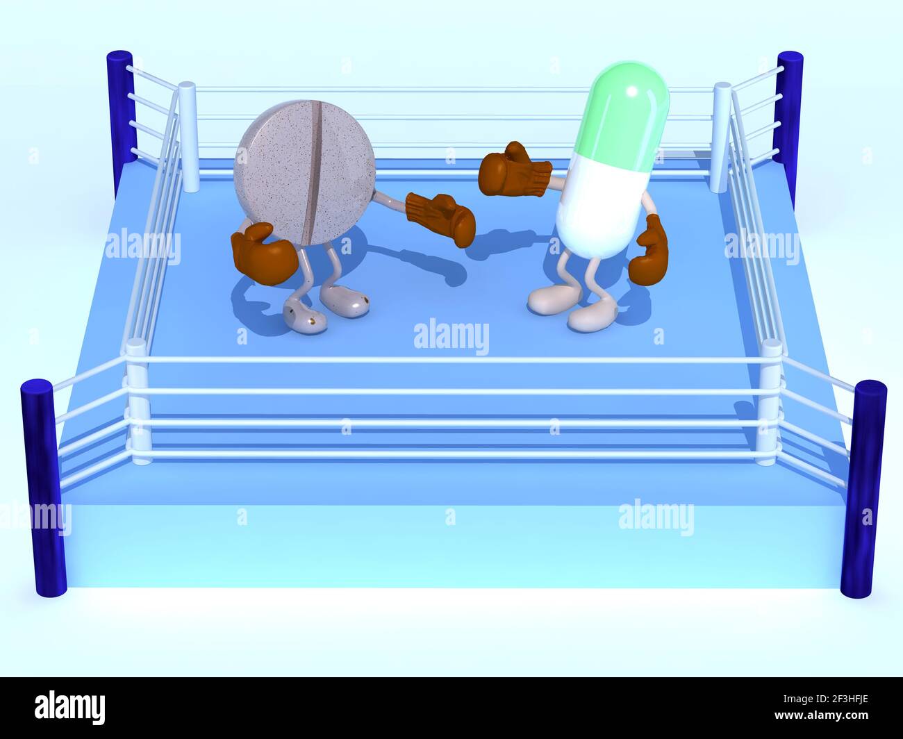 Cartoon medical pills hi-res stock photography and images - Alamy