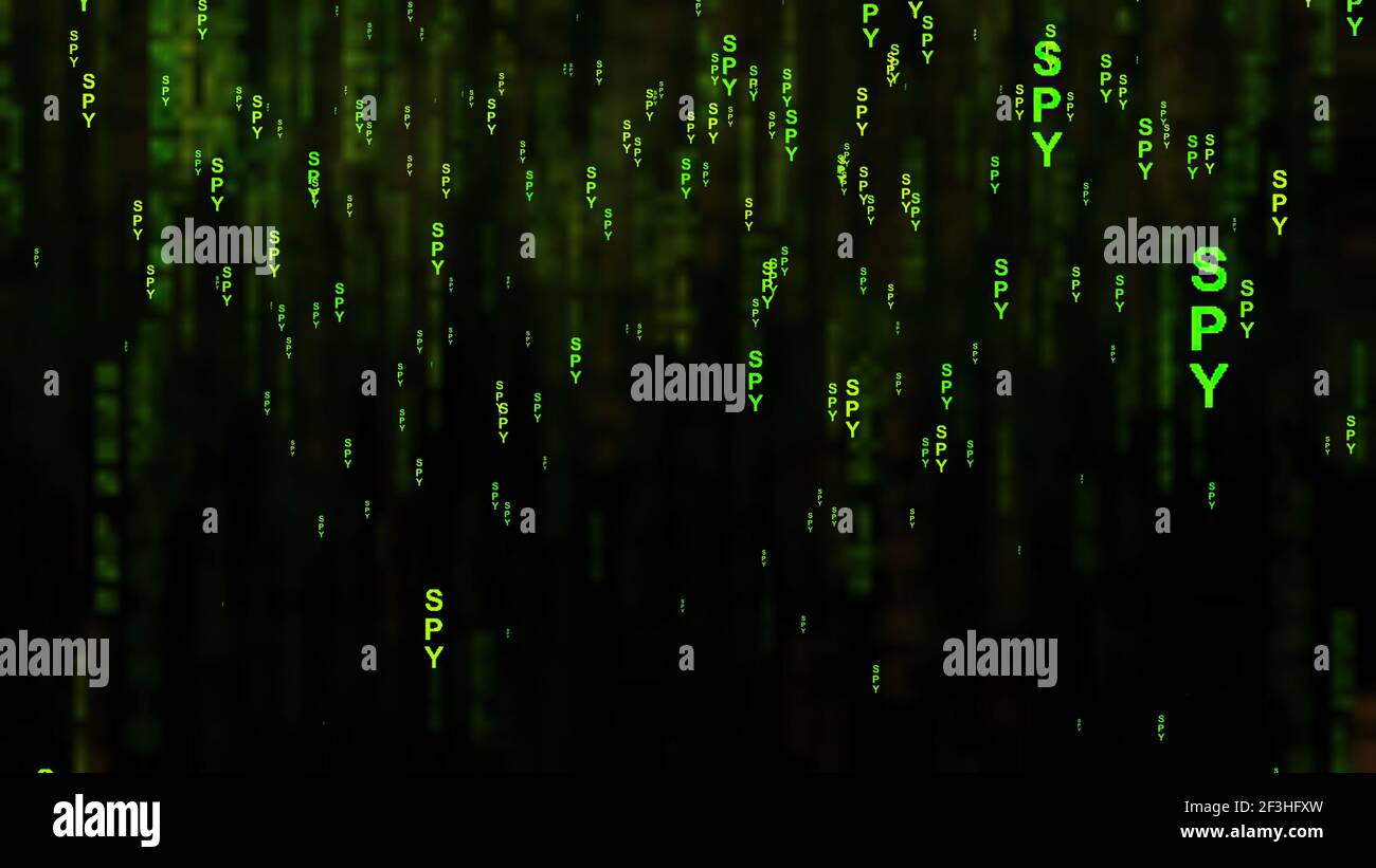 Into the world of spy web world Stock Photo - Alamy