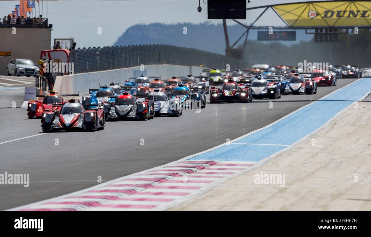 depart start, during the 2018 ELMS European Le Mans Series at circuit ...
