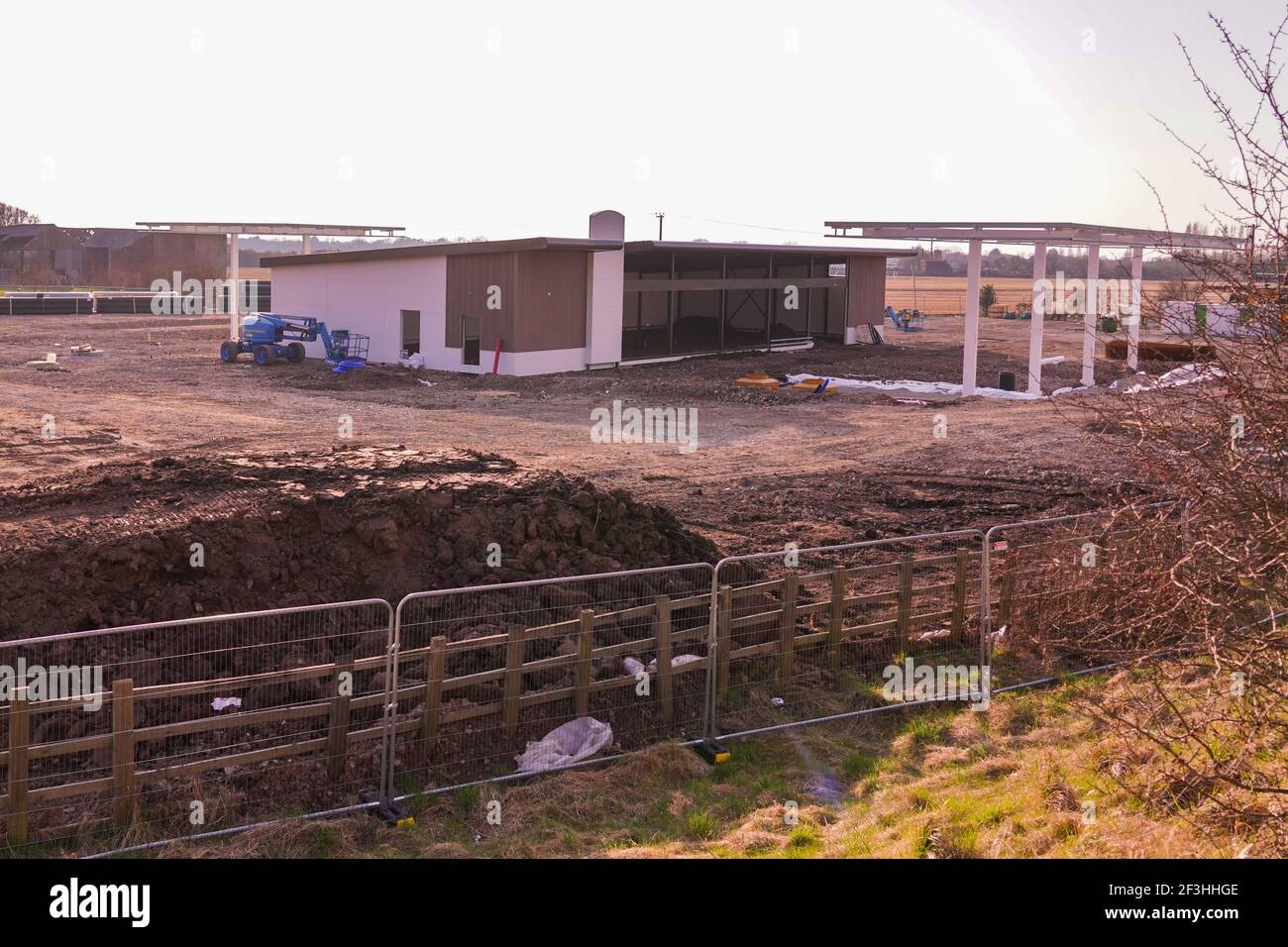 New Motorway Services Build. School Lane Maghull. Serving the M58 ...