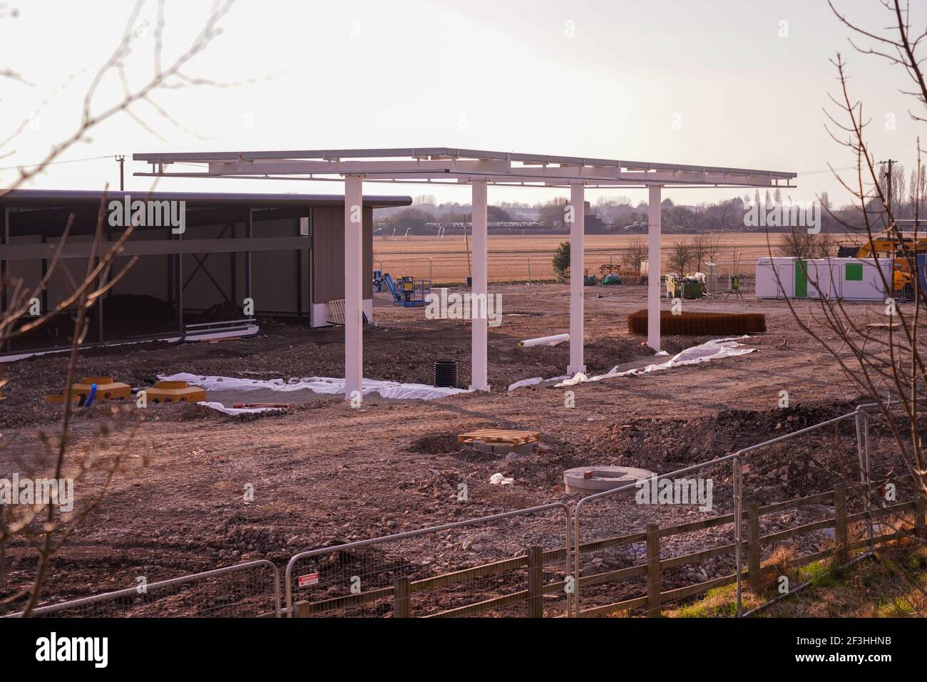 New Motorway Services Build. School Lane Maghull. Serving the M58 ...