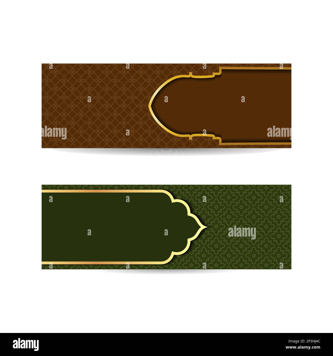 Background islamic arabic culture golden art deco template , frame ...