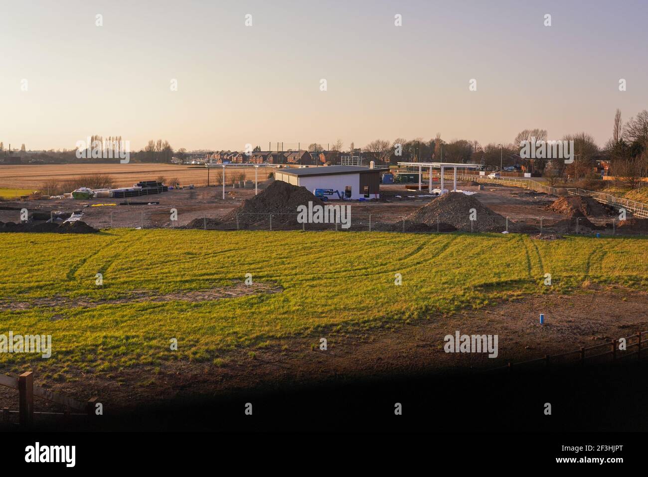 New Motorway Services Build. School Lane Maghull. Serving the M58 ...