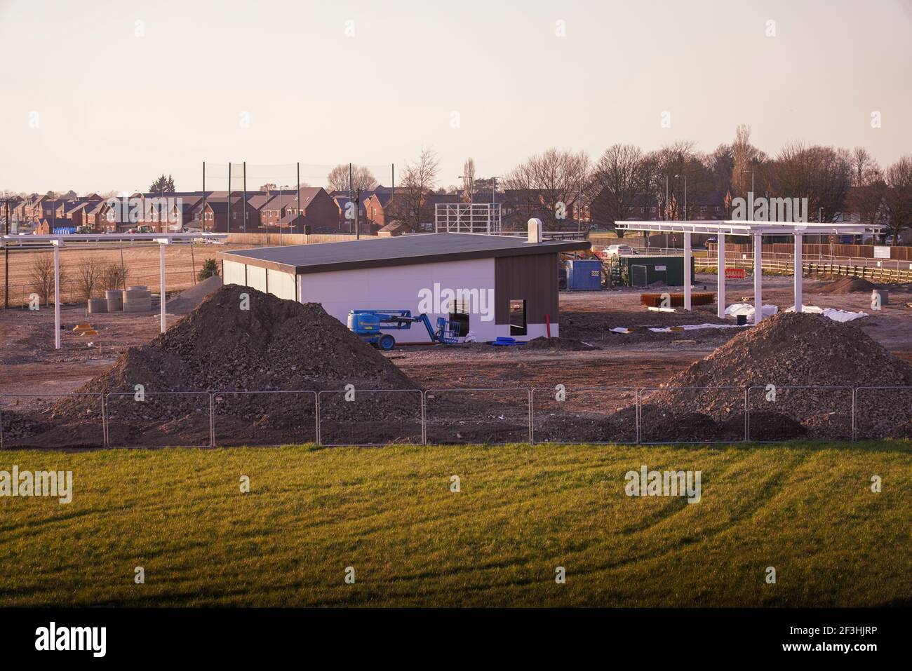 New Motorway Services Build. School Lane Maghull. Serving the M58 ...