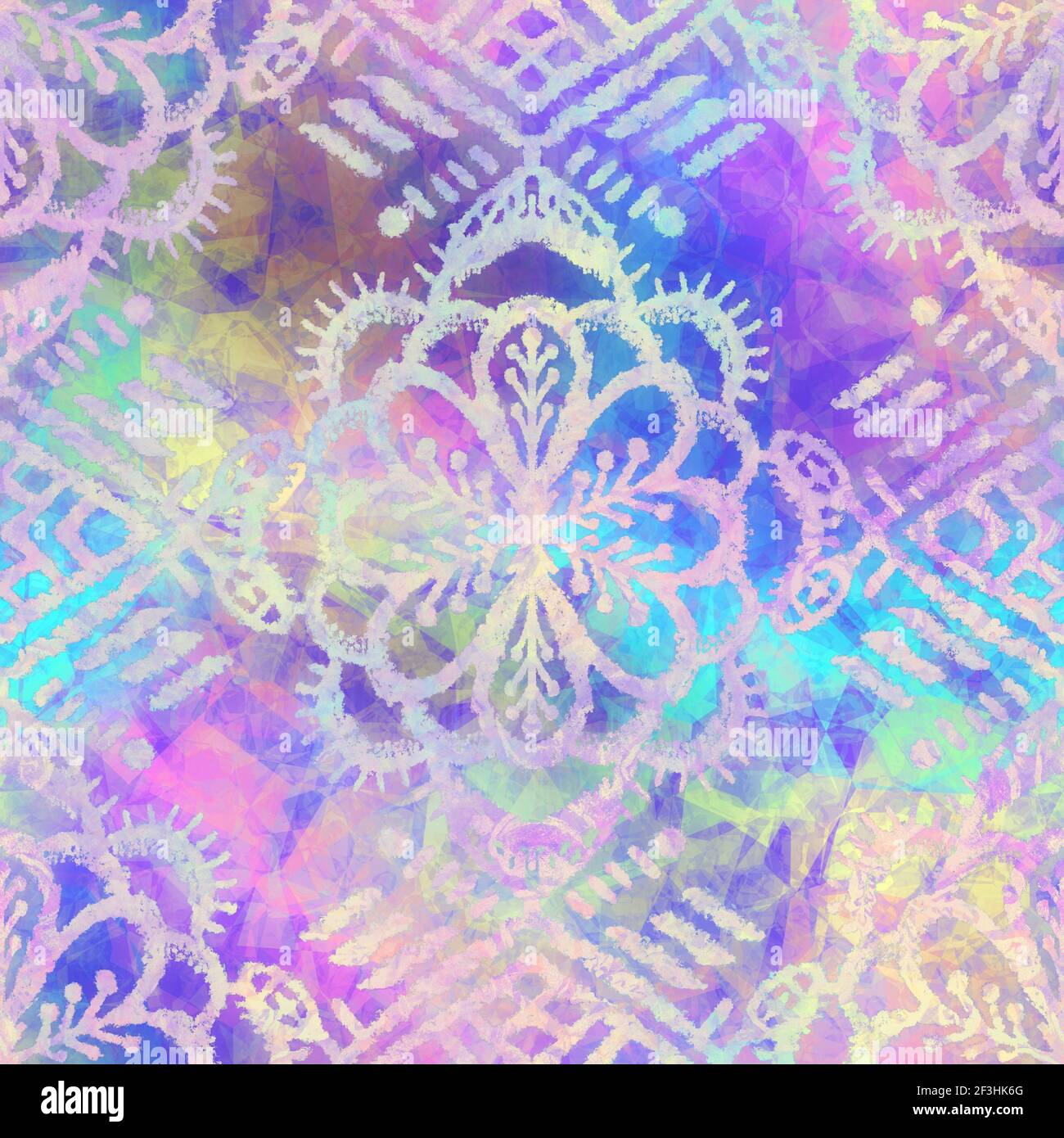 Seamless iridescent rainbow light pattern for print Stock Photo - Alamy