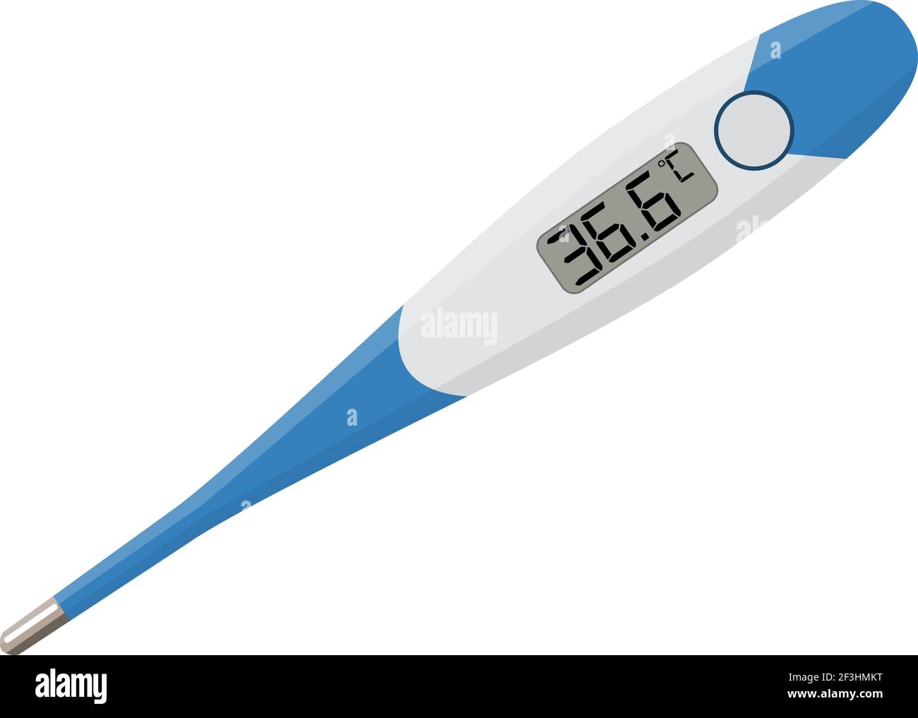 Medical thermometer flat icon Stock Vector Image & Art - Alamy