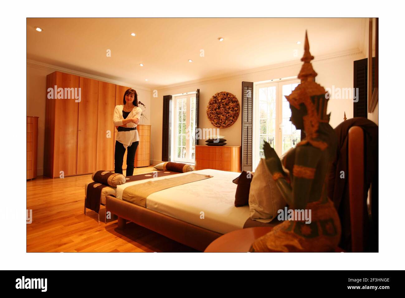 Sina Capaldo in her home in Hertfordshire. photograph by David Sandison ...