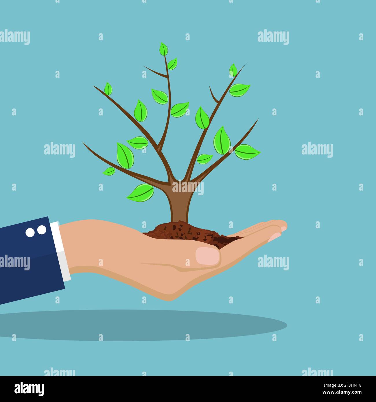 Tree hold in forest Stock Vector Images - Alamy