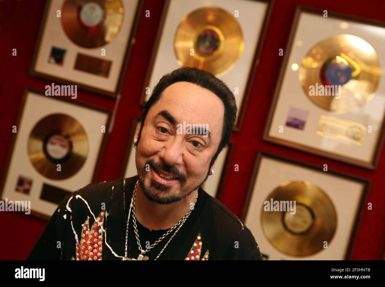 David Gest with some of the memorabilia he is selling through Bonhams ...