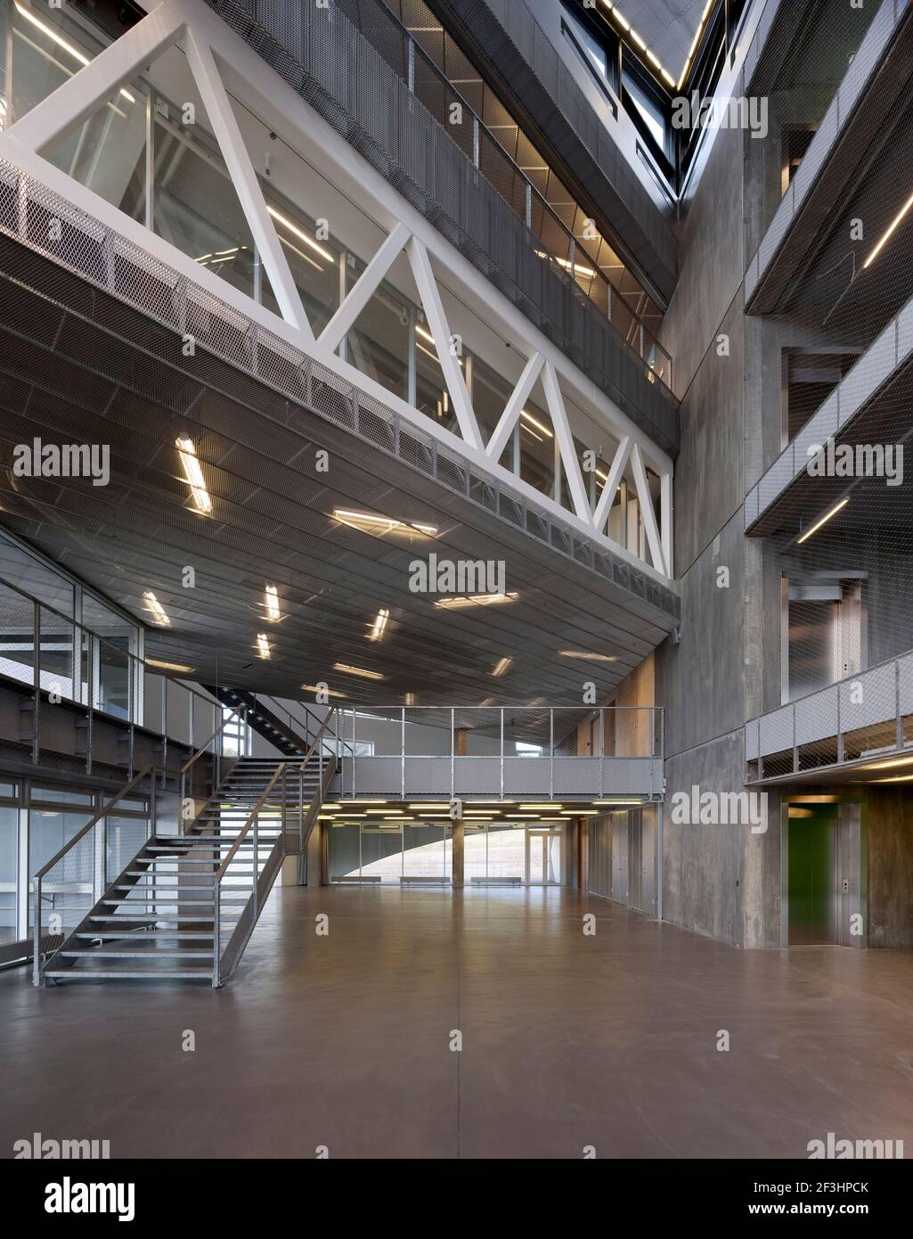 Natural Science Building, Bjerringbro Stock Photo - Alamy