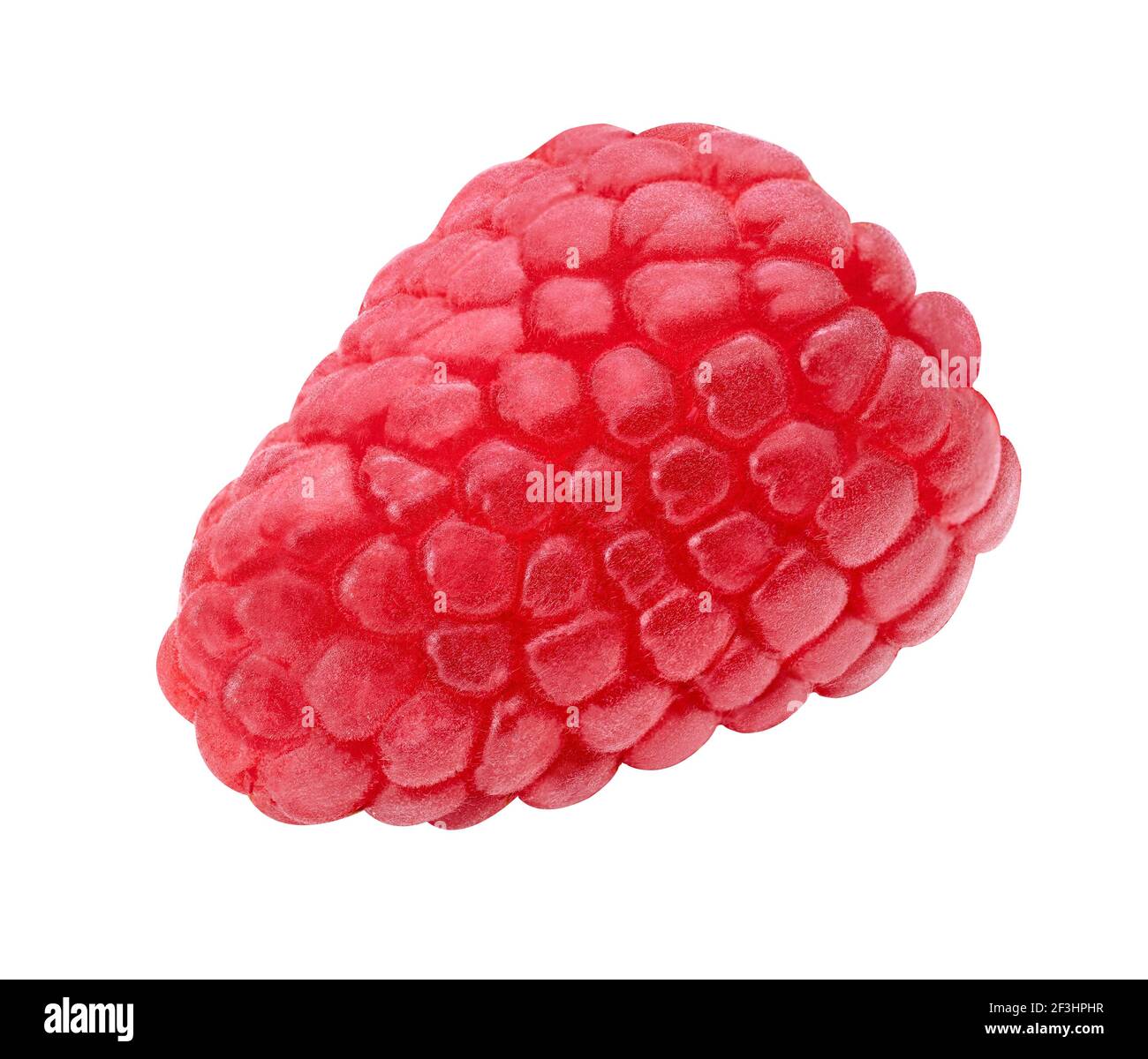 Raspberry macro isolate studio shot. Berry isolated on white background ...