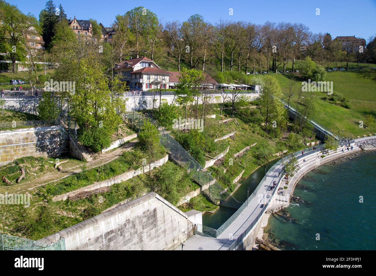 Bear Park and River Aar in Berne, Switzerland Stock Photo - Alamy