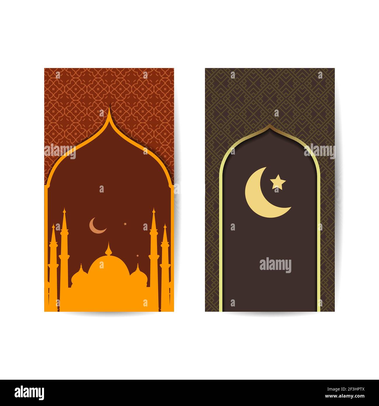 Mosque on beautiful night Stock Vector Images - Alamy