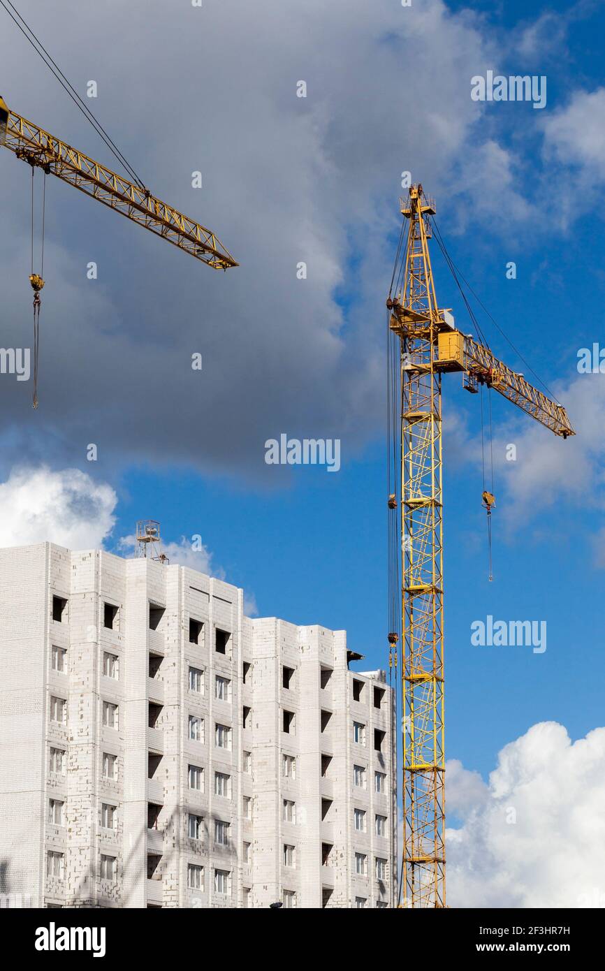 construction of a new building Stock Photo - Alamy
