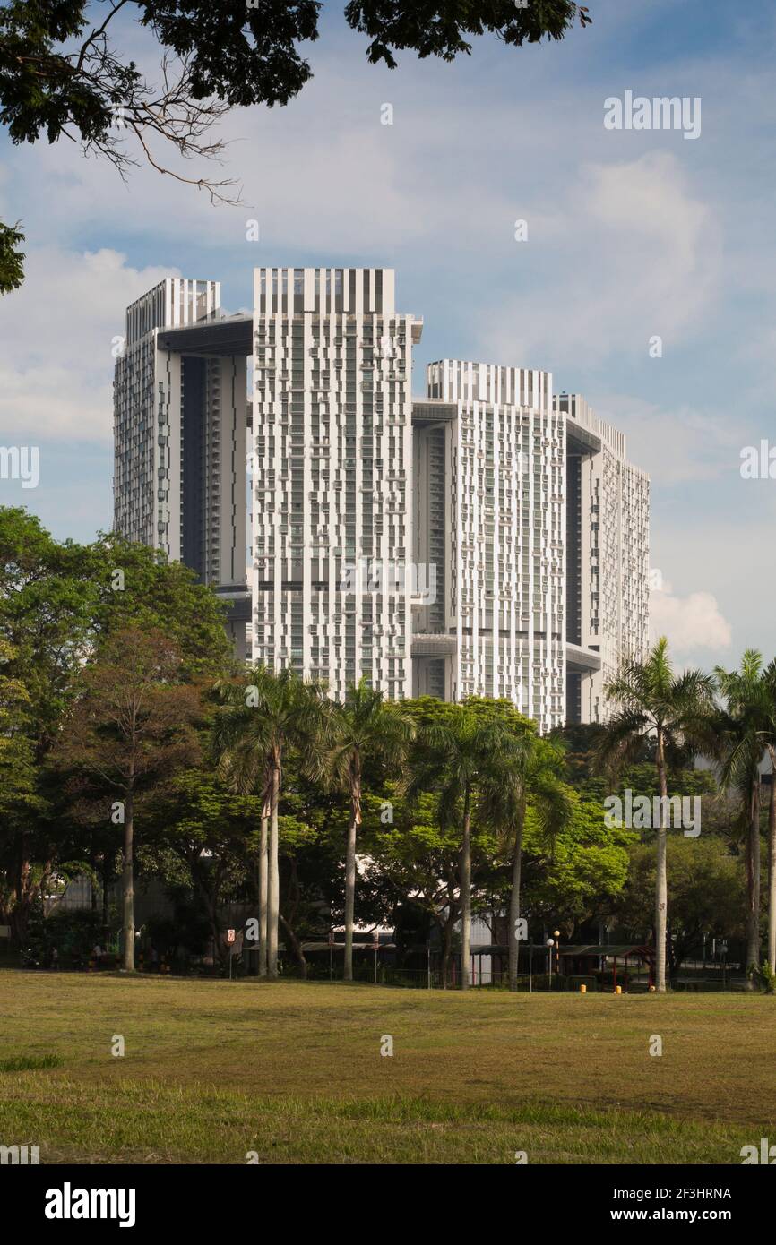 Pinnacle@Duxton, Singapore. Pinnacle@Duxton has seven, 50-storey towers ...